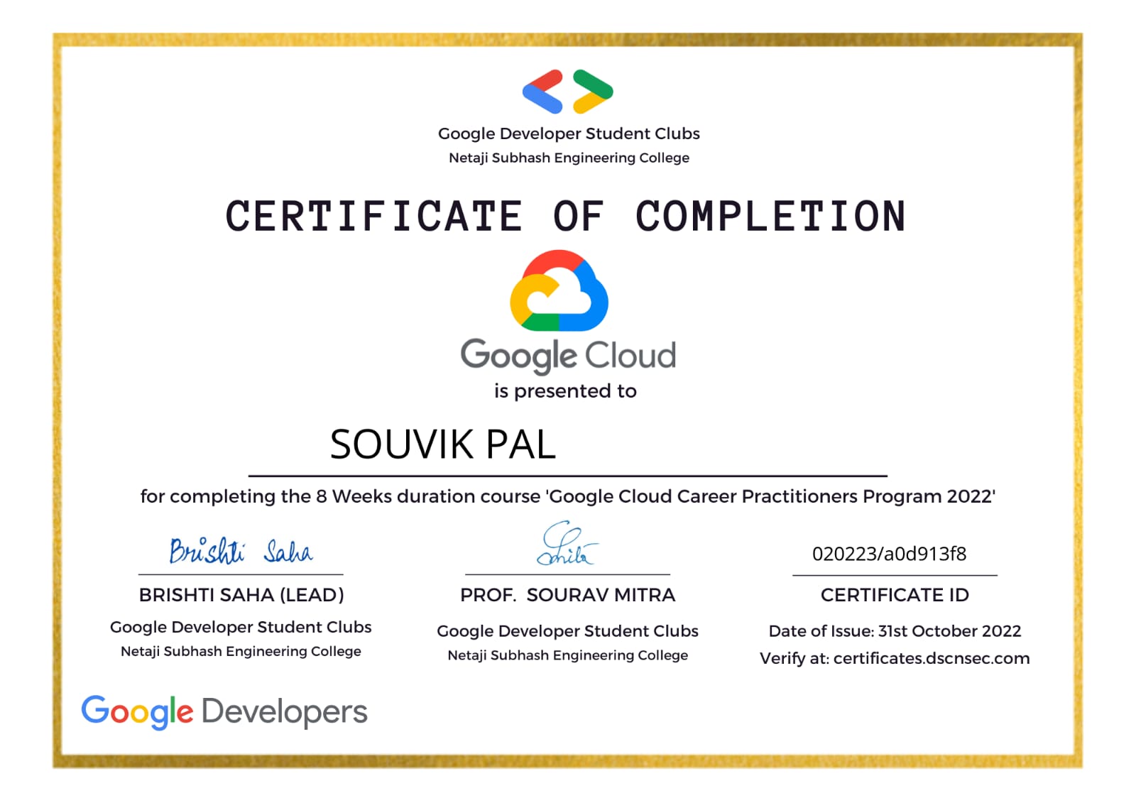 SOUVIK PAL - Backend Developer@ClearSpot.ai | BTech in Computer Science | LinkedIn